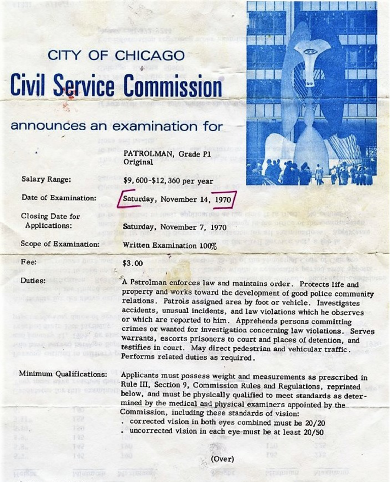 An old Chicago Police Department announcement. | The Italian American ...